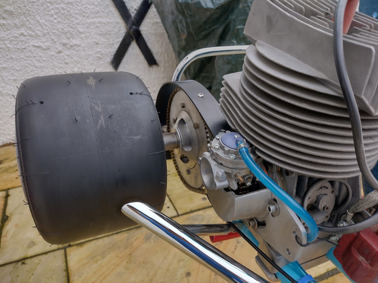 Mystery Kart around 1974. 100cc Komet K88 engine - Stuart Husband